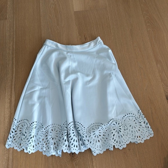 Francesca's Collections | Skirts | Francescas Blue Swing Skirt With Cut ...